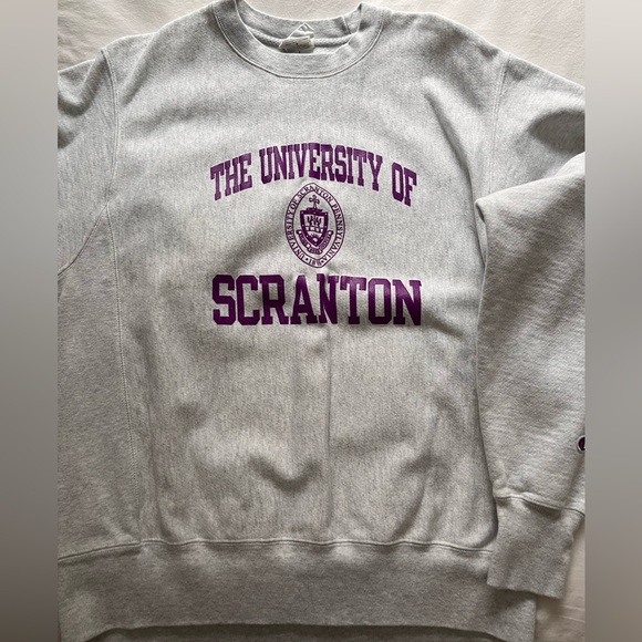 Champion | Tops | The University Of Scranton Champion Crew Neck | Poshmark